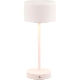 my home LED Tischleuchte "Kadira", 1, &Oslash; 12,6cm H: 30cm, 1 Stk., wei&szlig;, Leuchten, Akku Tischlampe mit USB-C Anschluss, Touchdimmer 4 Stufen, H&ouml;he 30cm