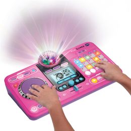 Vtech Kinder Spielzeug-Musikinstrument "Kidi DJ Mix, pink", bunt, Kunststoff, B:36,5cm H:9,2cm T:23,5cm, Spielzeug-Musikinstrumente, mit