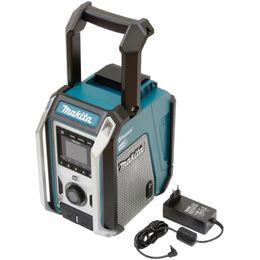 Makita Baustellenradio "DMR115", B:16,4cm H:29,5cm T:26,8cm, blau, Radios, 12V, Bluetooth-Radio, ohne Akku