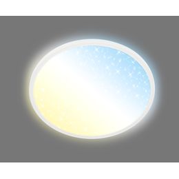 LED Panel "SLIM 7655016"wei&szlig; matt, Briloner Leuchten, Leuchten