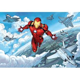 Komar Vliestapete "Digitaldruck Vlies - Iron Man Flight - Größe 400 x 280 cm", B/L: 400mm x 280mm, Rollen:, bunt, Wohnzimmer, Tapeten, Kinderzimmer