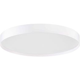 NOVA LUCE Deckenleuchte "ROI", 1, &Oslash; 50cm H: 8,5cm, 1 Stk.wei&szlig;, Wohnzimmer, Leuchten