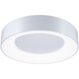 Paulmann LED Deckenleuchte "Selection Bathroom Casca IP44 1x23W 400mm, 230V Metall/Kunststoff", 1, &Oslash; 40cm H: 7,1cm, 1 Stk., wei&szlig;, Wohnzimmer,