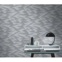 Vliestapete "Sparkling Sea", B/L: 0,53m x 10,05m, Rollen: 1, silber, FASHION FOR WALLS, Wohnzimmer, Tapeten, Phthalate frei