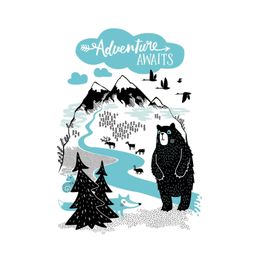 rasch Fototapete "Young Artists", B/L: 1,86mm x 2,8mm, Rollen:, blau, Tapeten