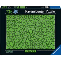 Ravensburger Kinder Puzzle "Krypt Neon Green", bunt, B:70cm H:50cm, Puzzles, Made in Germany