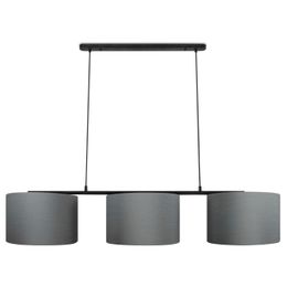 Paco Home Pendelleuchte "TOM", 3, &Oslash; 38cm H: 28cm, schwarz, Esszimmer, Leuchten, mit kompatiblen Dimmer und Leuchtmittel