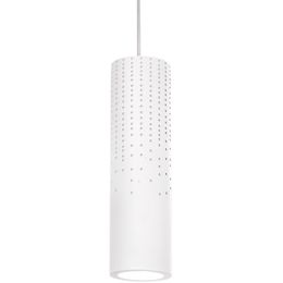 Paco Home Pendelleuchte "BAROLL", 1, &Oslash; 7cm, wei&szlig;, Esszimmer, Leuchten, LED, GU10, Lampe F&uuml;r Wohnzimmer Esszimmer K&uuml;che, H&ouml;henverstellbar