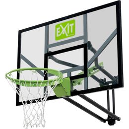 EXIT Kinder Basketballkorb "GALAXY Wall-mount Dunk", schwarz, B:116cm H:77cm, Ballsportkörbe, in 5 Höhen einstellbar