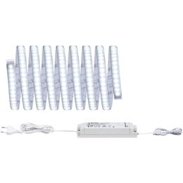 Paulmann LED-Streifen "MaxLED 1000 Basisset 3m Tageslichtwei&szlig; IP44 34W 3300lm beschichtet", Dioden 432 Stk. Flammen 1 Stk., Gesamtl&auml;nge 3m, silber,