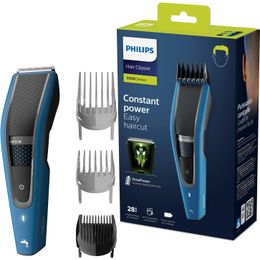 Philips Haarschneider "Series 5000 HC5612/15", grau, Haarschneider, Trim-n-Flow Pro, 28 Längeneinstellungen