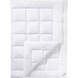 Microfaserbettdecke Schlafgut, B:155cm L:220cm, wei&szlig;, Bettdecken Bezug: 100% Baumwolle. Bettdecken F&uuml;llung: 100% Polyester, Bettdecken, "Pure",