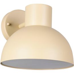 Trio LEUCHTEN Au&szlig;en-Wandleuchte "ELBE, Fassadenbeleuchtung Downlight, exkl 1x E27 max 10W, Outdoor IP44", 1, &Oslash; 20cm H: 18,5cm, 1 Stk., beige,