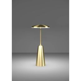 Eglo Tischleuchte "PICCOLA", 1, &Oslash; 12,8cm H: 28,5cm, 1 Stk., gold, Wohnzimmer, Leuchten, dimmbare Nachttischlampe, Metall, Lampe f&uuml;r Balkon, IP54