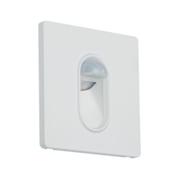 Paulmann LED Wandleuchte "Einbauleuchte eckig Wei&szlig; 2,7W", 1, H: 7,8cm, 1 Stk., wei&szlig;, Leuchten, mit Bewegungssensor D&auml;mmerungssensor