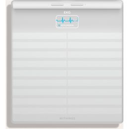 Withings Kinder Personenwaage "Body Scan", weiß, Glas, B:32,5cm H:2,56cm T:32,5cm, Personenwaagen, mit integriertem 6-Kanal-Elektrokardiogramm (EKG)