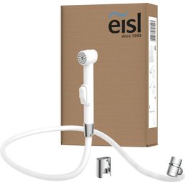 EISL&reg; Brausegarnitur EISL, H:18cm, wei&szlig;, ABS-Kunststoff, Brausegarnituren, Kunststoff-Brauseschlauch mit Handbrausehalter