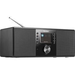 Kärcher KARCHER Digitalradio (DAB+) "DAB 5000+", B:30,2cm H:12,5cm T:14,3cm, schwarz, Radios, Bluetooth, Sleep-Timer/Weckfunktion, Kopfhöreranschluss,