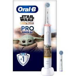 Oral-B Kinder Elektrische Zahnb&uuml;rste "Pro Junior", wei&szlig;, Elektrozahnb&uuml;rsten, Drucksensor