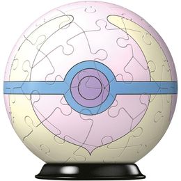 Ravensburger Kinder 3D-Puzzle "Puzzle-Ball Pok&eacute;mon Heilball", bunt, Kunststoff, &Oslash;:7,5cm, Puzzles, Made in Europe