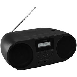 Philips UKW-Radio "TAZ 5000/10", B:31cm H:12,8cm T:21cm, schwarz, Radios