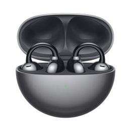 Huawei wireless In-Ear-Kopfhörer "FreeClip", B:10cm H:4,5cm T:10cm, schwarz, Kopfhörer, in neuartigem Kugeldesign, Bluetooth 5.3 und Rauschminderung