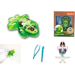 Simba Kinder Kreativset "Scout, Dissectit, Forscher Labor Frosch", grün, H:16cm, Kreativsets