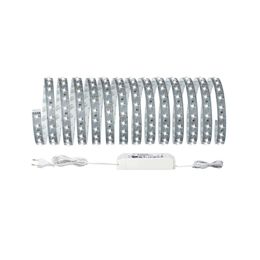 Paulmann LED-Streifen "MaxLED 500 Basisset 5m Daylight IP20 6500K 30W 230/24V 60VA Silber", Flammen 1 Stk., silber, K&uuml;che, Lichterketten
