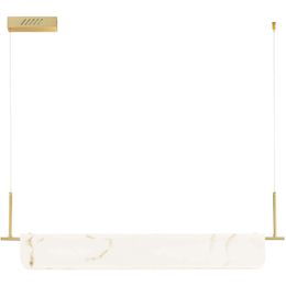 NOVA LUCE Pendelleuchte "AIDER", H: 130cm, 1 Stk.gold, Esszimmer, Leuchten