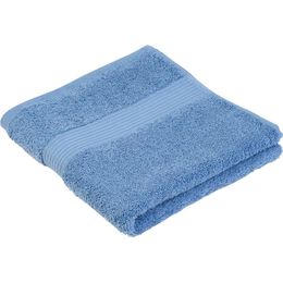 G&ouml;zze Handt&uuml;cher G&Ouml;ZZE, B:50cm L:100cm, blau, Frottier, Obermaterial: 100% Baumwolle, Handt&uuml;cher, "New York", im Set, moderne Uni-Farben, mit