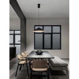 NOVA LUCE Pendelleuchte "LUI", 1, &Oslash; 39,5cm H: 205cm, 1 Stk., schwarz, Esszimmer, Leuchten