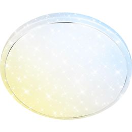 LED Deckenleuchte "STAR A 3869016"wei&szlig; matt, Briloner Leuchten, Wohnzimmer, Leuchten
