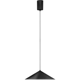 NOVA LUCE Pendelleuchte "LUI", 1, Ø 39,5cm H: 205cm, 1 Stk.schwarz, Esszimmer, Leuchten