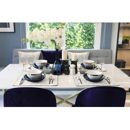 Platzset Adam, B:40cm L:50cm, beige, Obermaterial: 100% Baumwolle, Platzsets, "Romantic Puligny", GOTS organic,zertifiziert durch CERES 0242,Made in