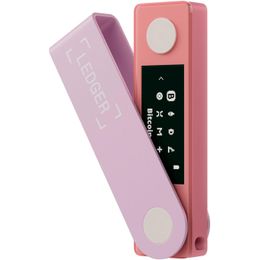 LEDGER Krypto Hardware-Wallet "Nano X", B:1,86cm H:7,2cm T:1,18cm, pink, Chipkartenleser