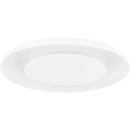 NOVA LUCE Deckenleuchte "EPOS", 1, &Oslash; 60cm H: 6cm, 1 Stk.wei&szlig;, Wohnzimmer, Leuchten