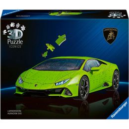Ravensburger Kinder 3D-Puzzle "Iconics: Lamborghini Huracán EVO"bunt, B:25,1cm H:6,5cm T:12,4cm, Puzzles, Made in Europe