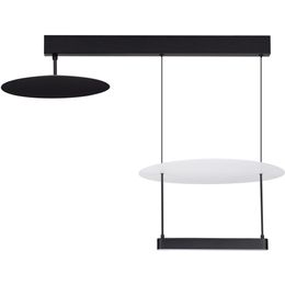 NOVA LUCE Deckenleuchte "DIONA", 2, H: 60cm, 1 Stk.schwarz, wei&szlig;, Wohnzimmer, Leuchten