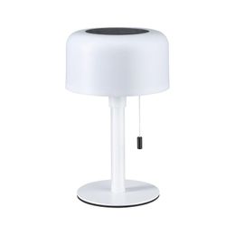 LED Au&szlig;en-Tischleuchte Paulmann, H:24cm, wei&szlig;, Leuchten, "Mobile Solar Bartja IP44 2700K USB-C Akku"