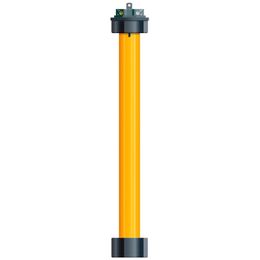 Schellenberg Markisenmotor "Standard 40 Nm, max. 18 m² Fläche", B:6,5cm L:54,5cm Ø:4,5cm, gelb, Rollladenmotoren, inkl. Adapter für Markisenwellen