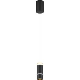 Globo LIGHTING LED Pendelleuchte "ALVARADO", 1 Stk.schwarz, Leuchten, Hängelampe/Hängeleuchte/Wohnzimmer/Esstisch/Lichtkegel verstellbar