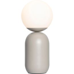 Nordlux Tischleuchte "Notti", 1, &Oslash; 15cm H: 35cm, grau, Wohnzimmer, Leuchten, mundgeblasenes Glas, Organisches Design