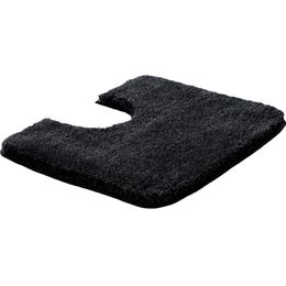 Badematte Grund, H:27mm, grau, Polyacryl, Badematten, "Melange", besonders dichter Flor