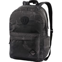 Nitro Kinder Freizeitrucksack "Urban plus", grün, Nylon, Polyester, Polyethylen, Rucksäcke, Daypack, Streetpack im Retro-Look, Alltagsrucksack,
