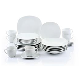 Retsch Arzberg Kombiservice "Geschirr-Set, Service FINO", 30 Stk., wei&szlig;, Geschirr-Sets, 30 Teile, f&uuml;r 6 Personen