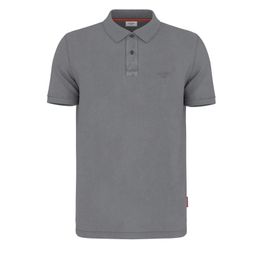 JOOP! JOOP JEANS Herren Poloshirt "Ambrosian", grau, Gr. S, clean, unifarben, Jersey, Obermaterial: 95% Baumwolle, 5% Elasthan, Shirts, mit Knopfleiste