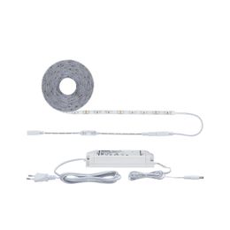 Paulmann LED-Streifen "SimpLED Power Set 5m 50W 230/24V DC wei&szlig; Kunststoff", Flammen 1 Stk., wei&szlig;, K&uuml;che, Lichterketten, inkl Dimm/Switch