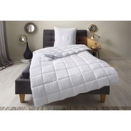 f.a.n. Kunstfaserbettdecke FAN, B:200cm L:200cm, wei&szlig;, Bezug: 100% Baumwolle. F&uuml;llung: 100% Polyester, Bettdecken, "Wellness Line", kochfest bis 95 C - mit