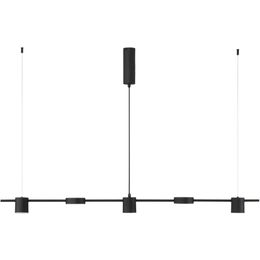 NOVA LUCE LED-Hängeleuchte "NORDIK", 5, H: 120cm, 1 Stk., schwarz, Leuchten, Dimmbar; Mit Leuchtmittel