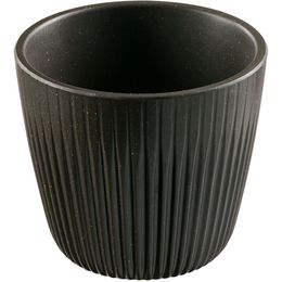 APS Schale "6er Set Dipsch&auml;lchen "LINEO" &Oslash; 8,5 cm, H&ouml;he ca. 7,5 cm, 180 ml", &Oslash; 8,5cm, grau, Sch&uuml;sseln, ideal f&uuml;r die Pr&auml;sentation von Dips, Saucen